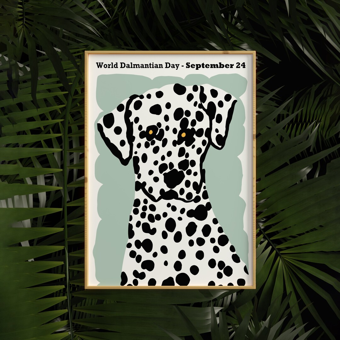 WORLD DALMATIAN DAY Poster Original Poster Print - Etsy