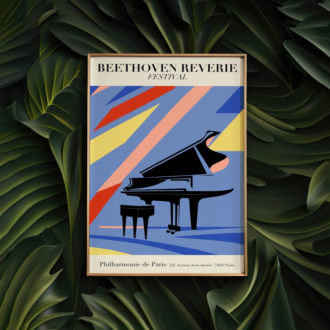 BEETHOVEN REVERIE Festival Poster Classical Music Concert - Etsy