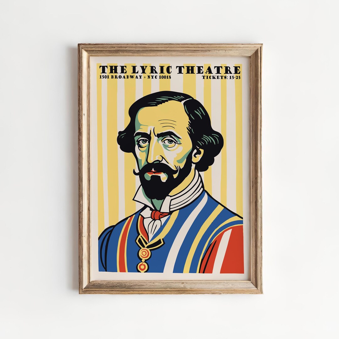 Broadway Theatre Poster | Giuseppe Verdi Opera Print | the Lyric ...