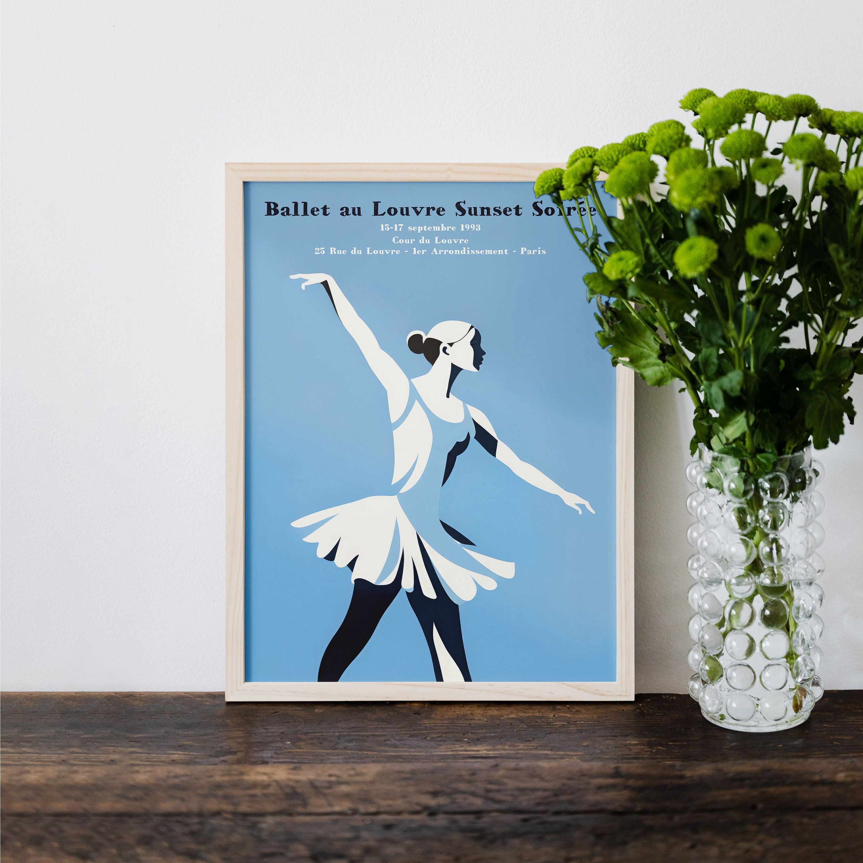 Louvre Ballet Poster Classic Dance Wall Art Prints Opera - Etsy
