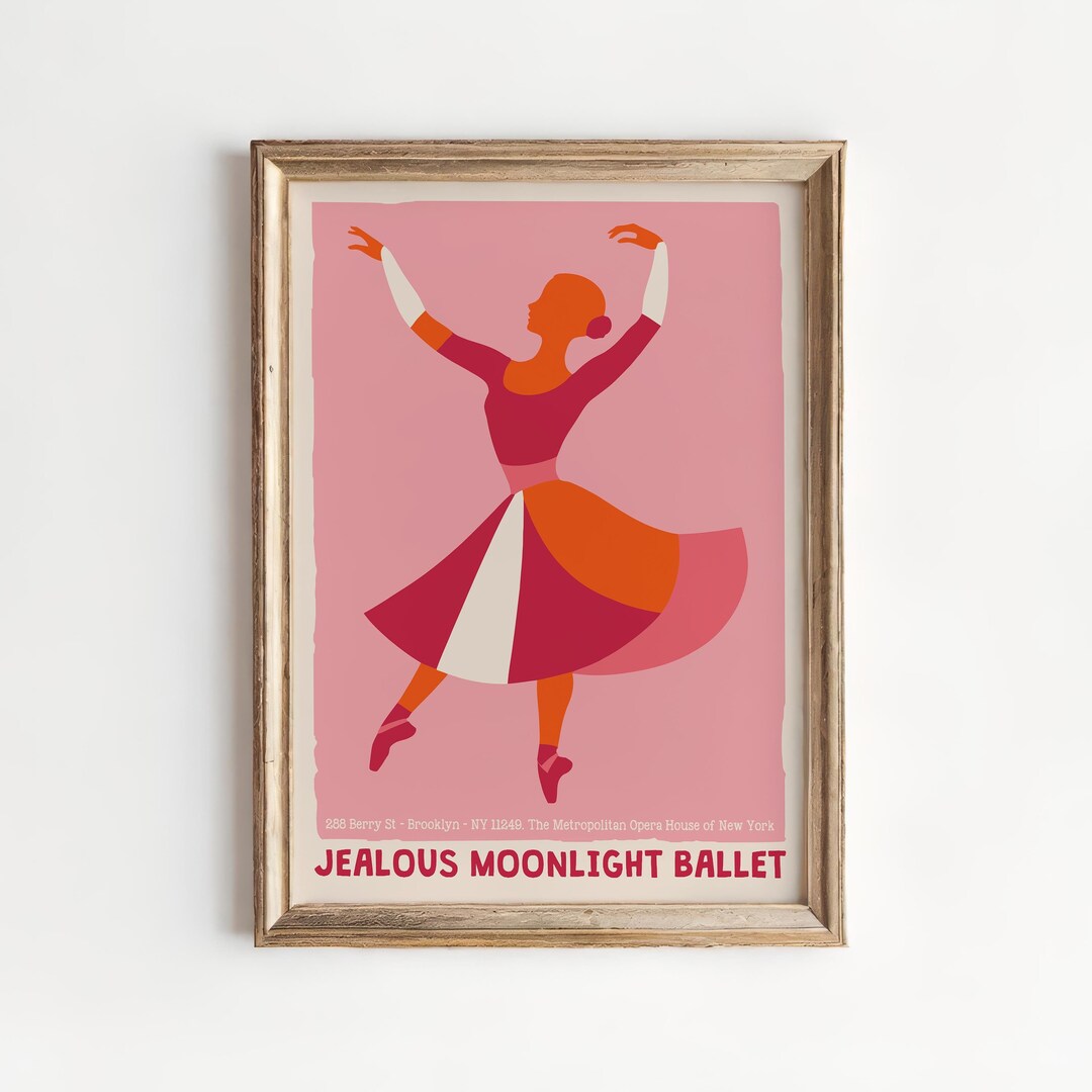 NYC Ballet Poster Jealous Moonlight Ballet Metropolitan Opera House of ...