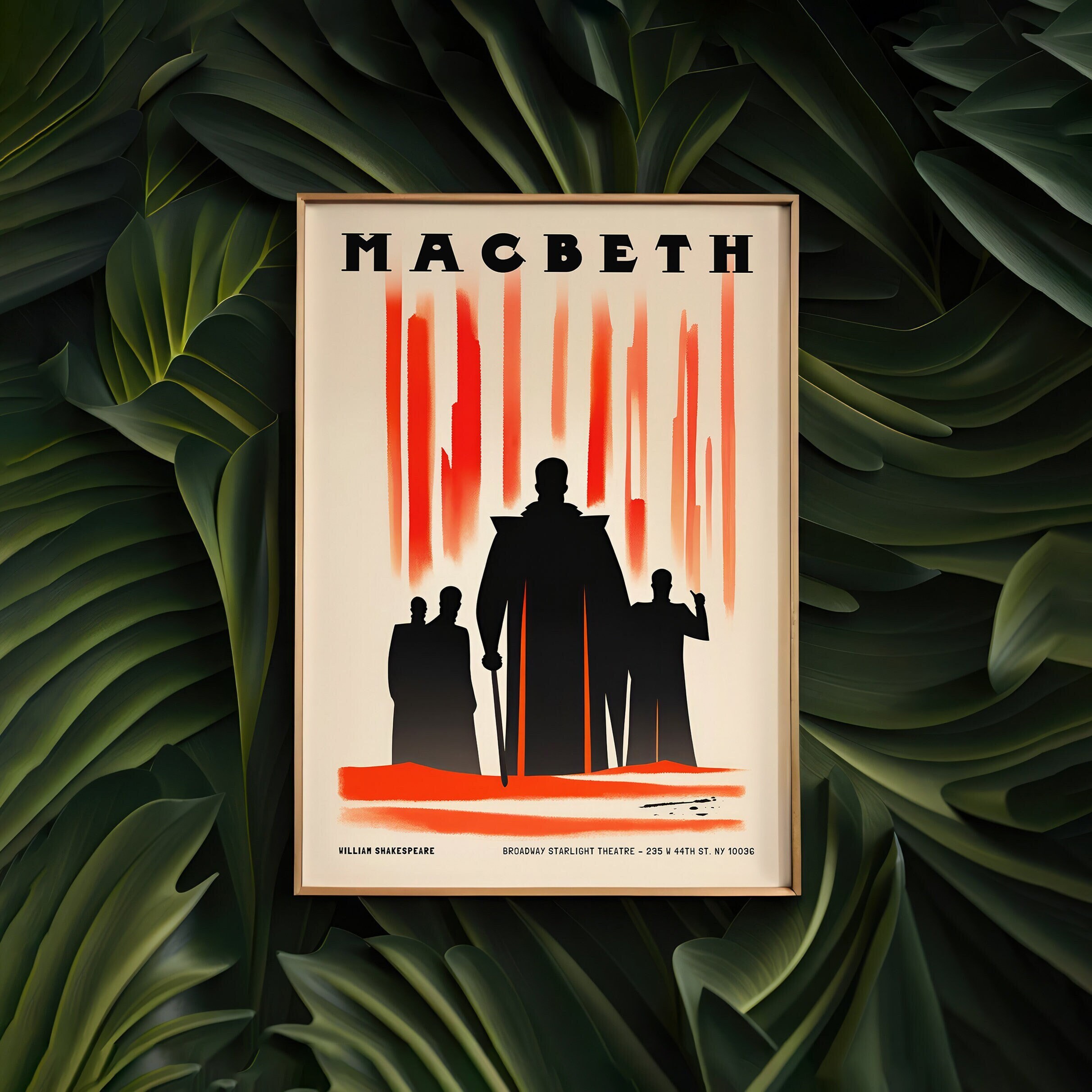 Macbeth Shakespeare Poster