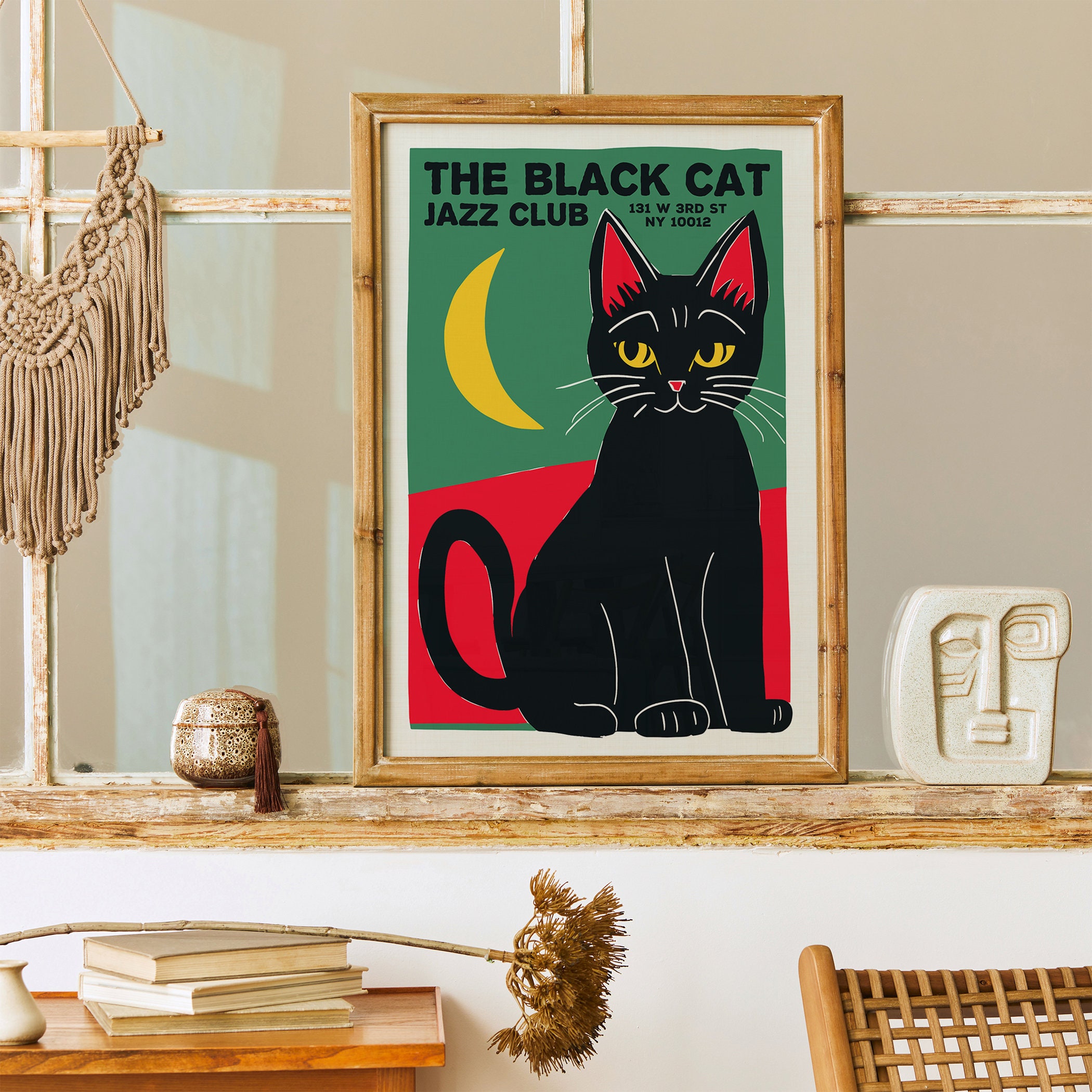 Black Cat Gig Poster