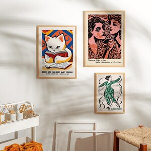 1969 Books Are Your Quiet Friends – Reading Library Poster Print Wall ...