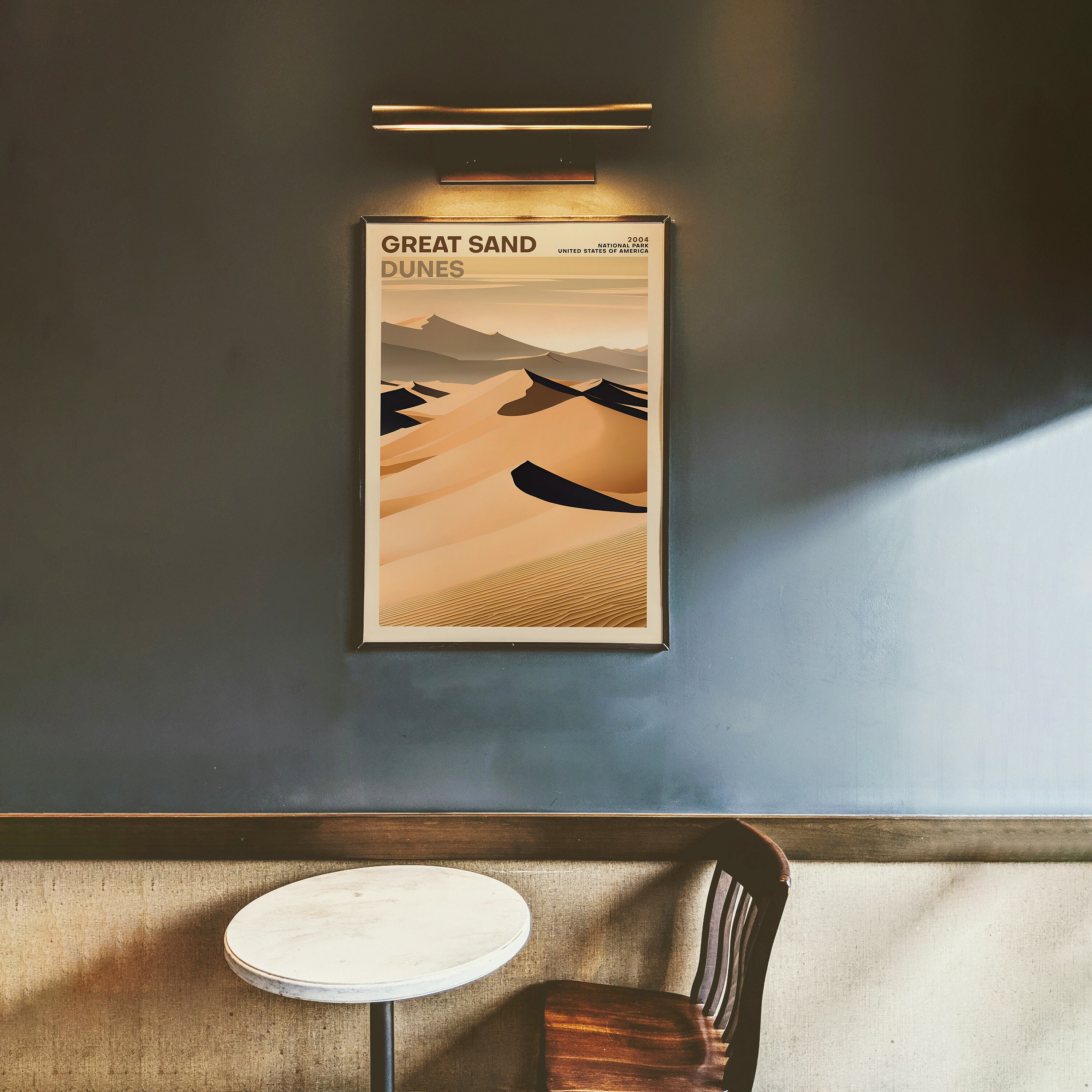 GREAT SAND DUNES National Park Poster Retro Travel Wall Art - Etsy