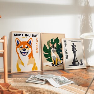 Limited Edition Shiba Inu Day Poster, Vibrant Wall Art, April 4 ...