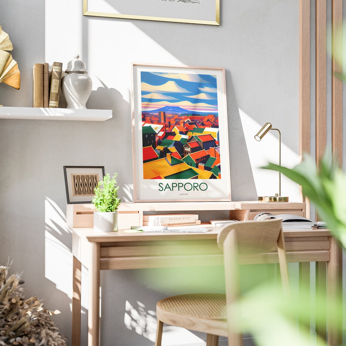 Minimalist Sapporo Poster Japan Poster Japanese Wall Decor - Etsy