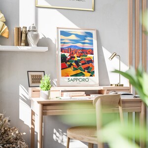 Minimalist Sapporo Poster Japan Poster Japanese Wall Decor - Etsy