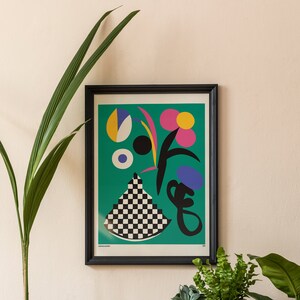 Set of 3 Paper Cutouts Posters - Papier Collage - Folk Poster ...