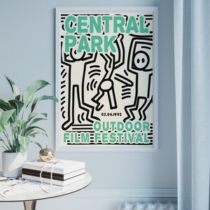 Central Park Film Festival NYC Movie Poster Large Wall Prints, Home Interior Design, New York ...