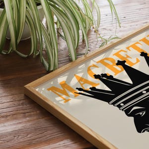 Macbeth Poster | Shakespearean Wall Art | Classic Literature Decor ...