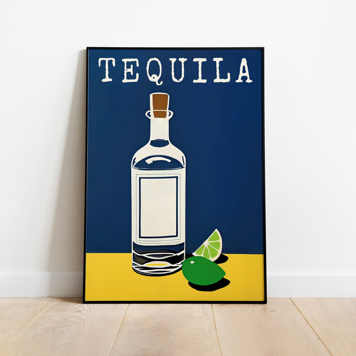 TEQUILA Retro Poster Retro Kitchen Decor Bar Art Cocktail - Etsy