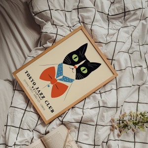 TOKYO JAZZ CLUB Poster - Sumida City - Music Wall Art Prints - Vintage ...