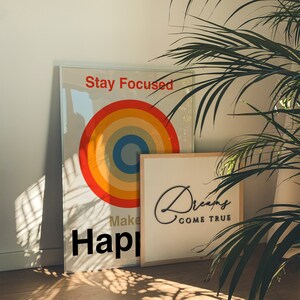STAY FOCUSED Make It Happen Poster Inspiration Poster - Etsy