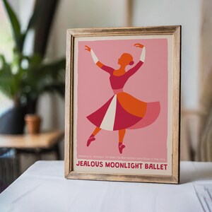 NYC Ballet Poster Jealous Moonlight Ballet Metropolitan Opera House of ...
