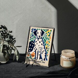 WORLD DALMATIAN DAY Poster - Illustrated Portrait - Ideal Present for ...