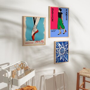 French Fashion Poster Retro Concept Store Poster Advertising Paris ...