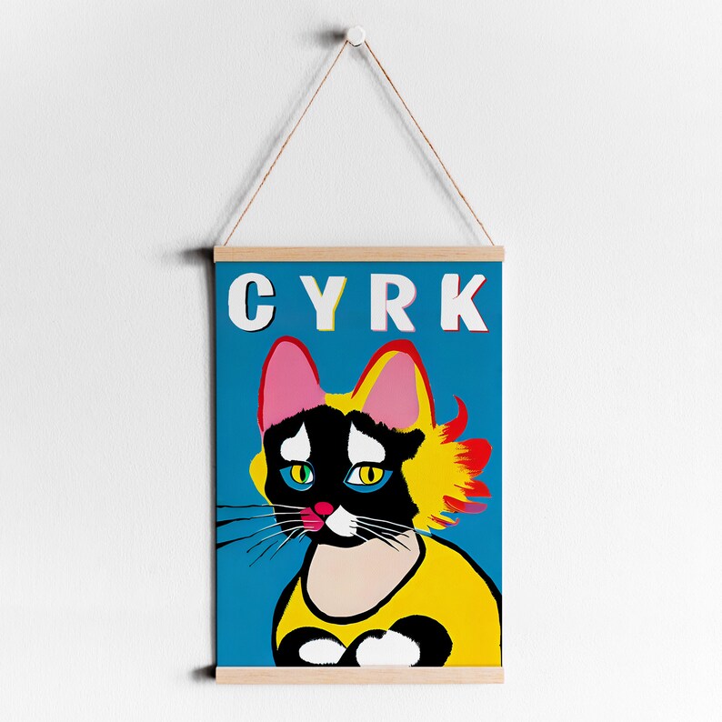 CYRK Polish Circus Poster Retro Advertising Poster - Etsy