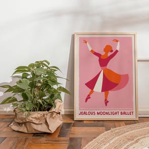 NYC Ballet Poster Jealous Moonlight Ballet Metropolitan Opera House of ...