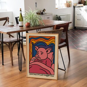 24x36 - Sick Pig Poster - Whimsical Pediatric Clinic Wall Art - Etsy