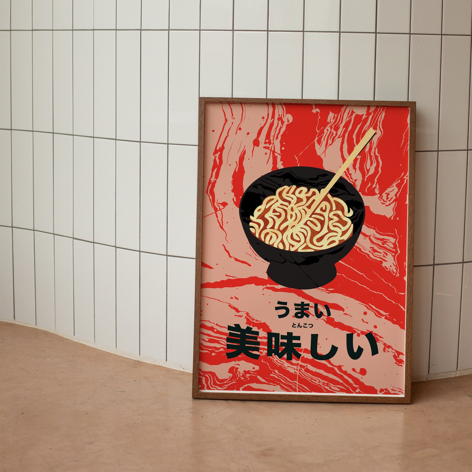 Japanese Ramen Noodles Poster Aesthetic Ramen Food Print - Etsy
