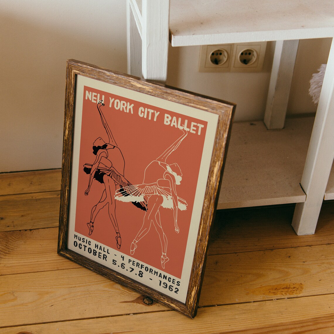 New York City Ballet Poster Music Hall Vintage Giclee - Etsy Canada