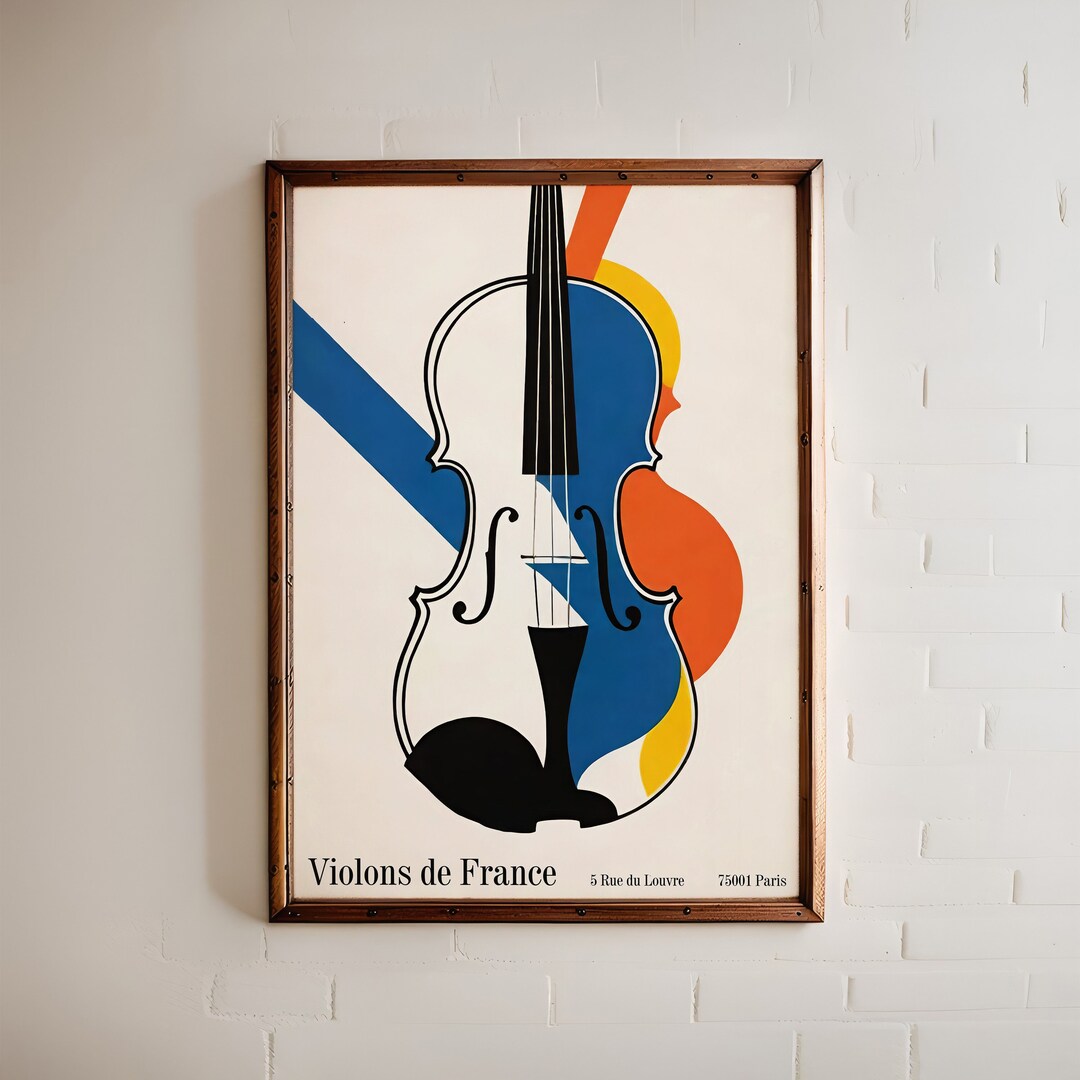 French Violin Maker Poster | Perfect for Music Lovers and Art ...