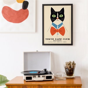 TOKYO JAZZ CLUB Poster - Sumida City - Music Wall Art Prints - Vintage ...