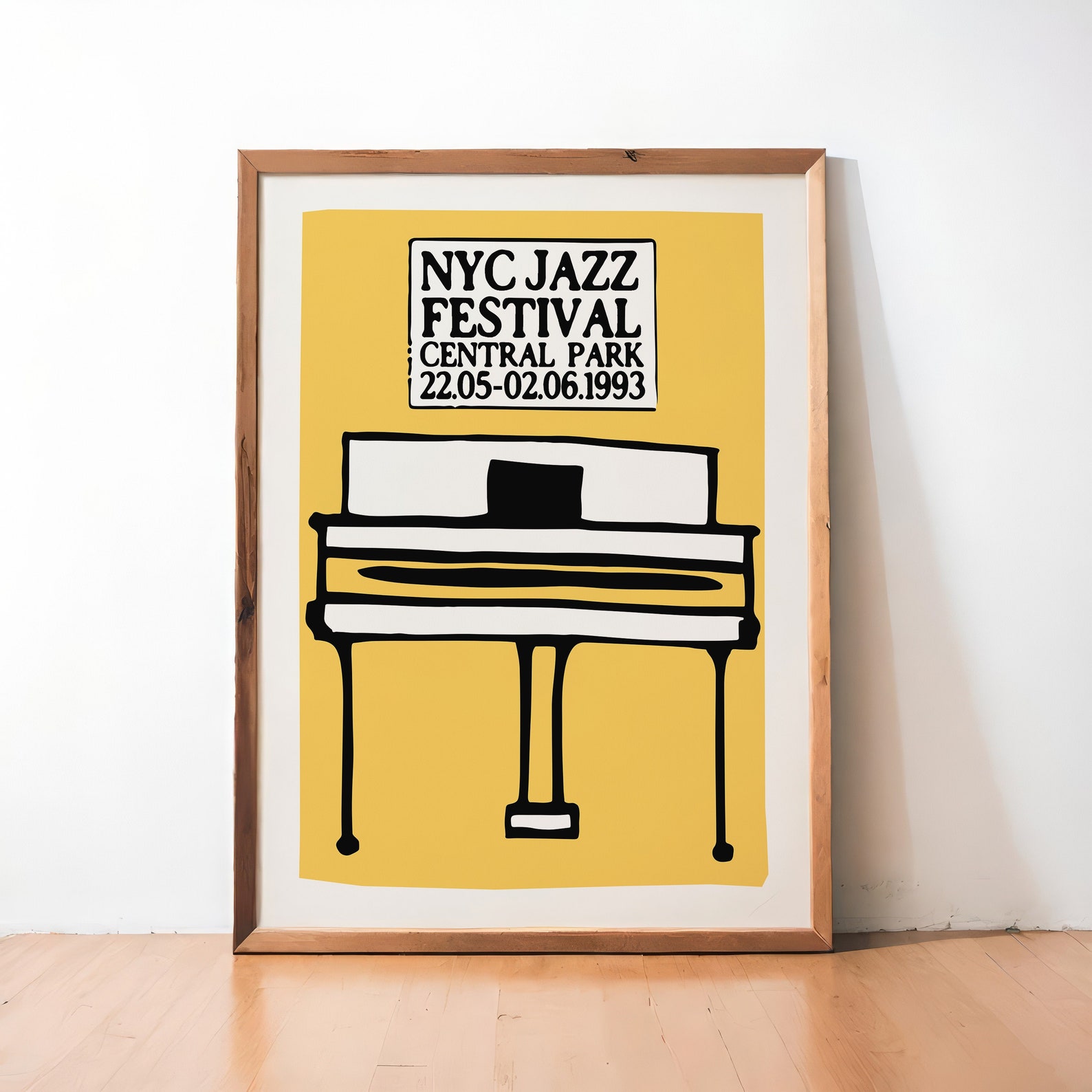 NYC Jazz Festival Poster New Orleans, Jazz Decor, Retro Jazz Poster, Vintage Retro Wall Decor ...