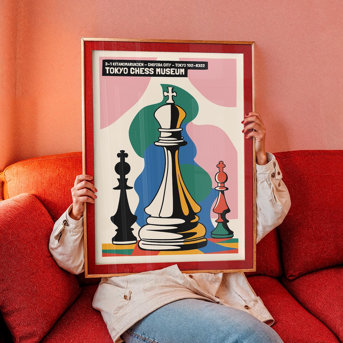 Tokyo Chess Museum Poster - Wall Art Print Decor Home Strategy Game ...