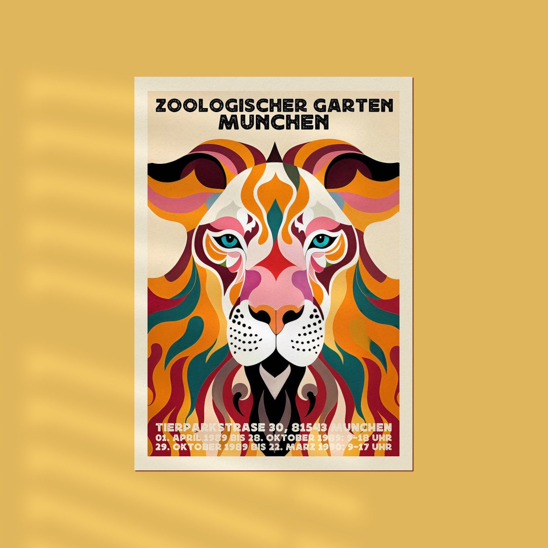 Vintage Zoo Poster Vintage Advertising Giclee Reproduction - Etsy