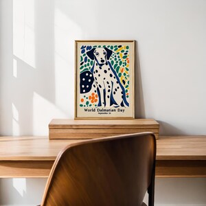 WORLD DALMATIAN DAY Poster - Illustrated Portrait - Ideal Present for ...