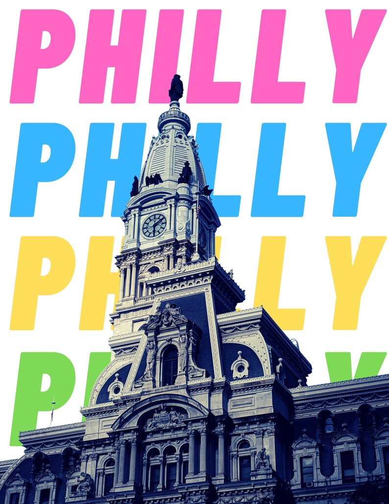8.5" X 11" Philadelphia City Hall Printable Download Print at Home ...