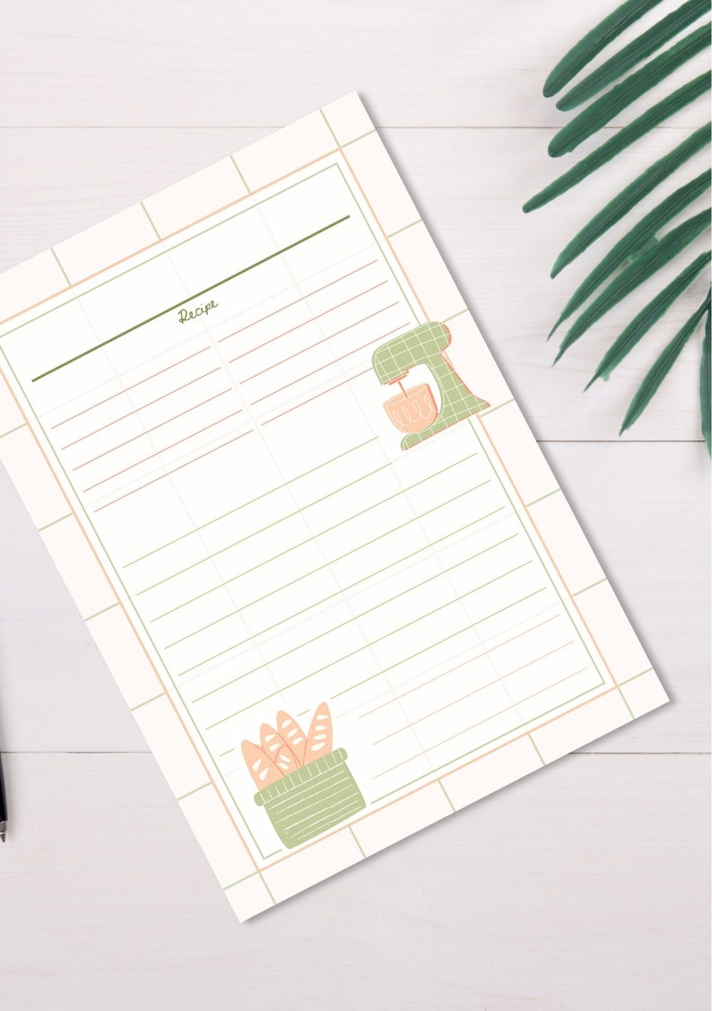 June Moon Recipe Card Printable - Etsy