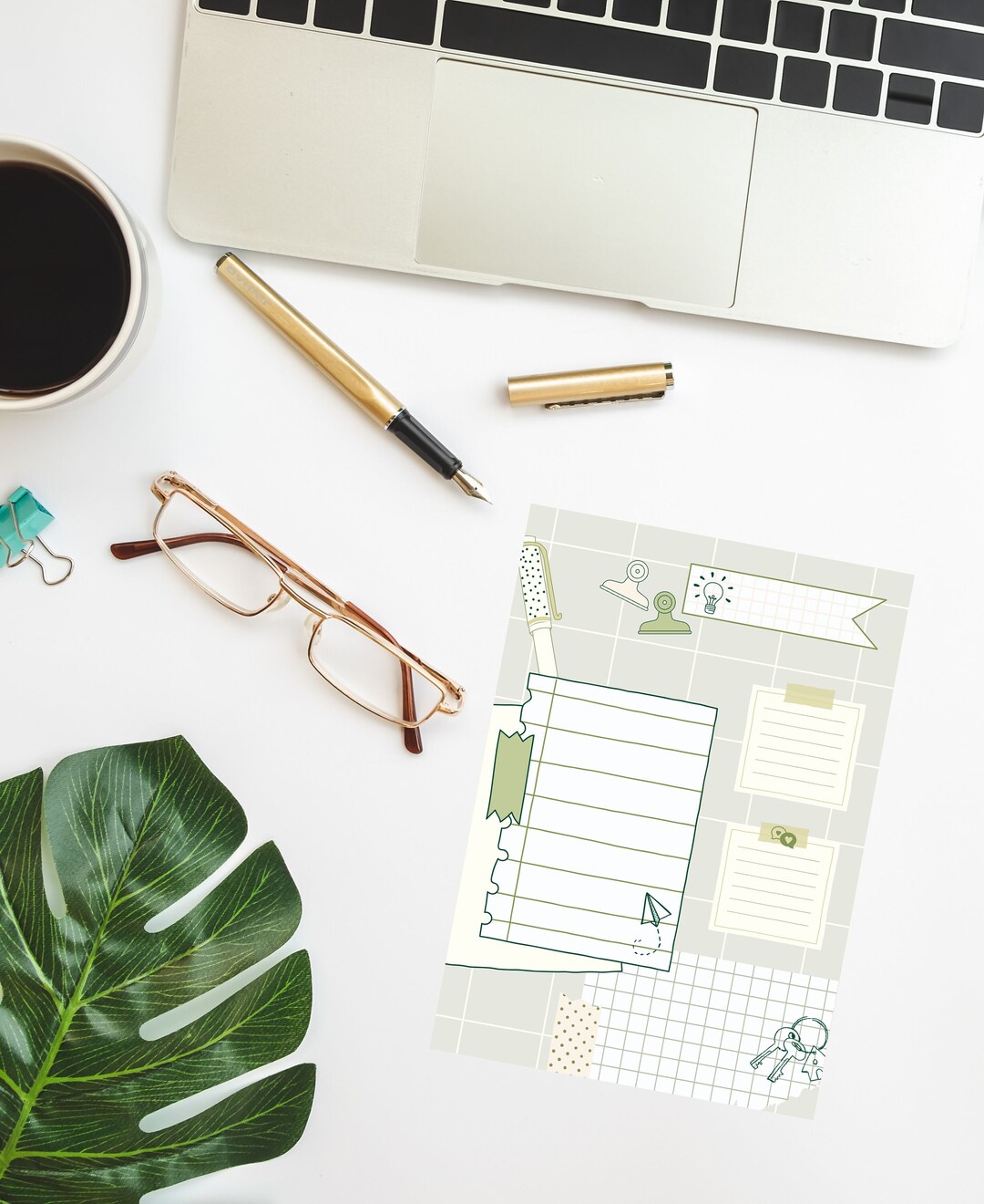 Mint Julep Desktop Dashboard Printable - Etsy
