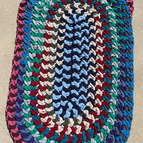 T Shirt Yarn Rugs - Etsy