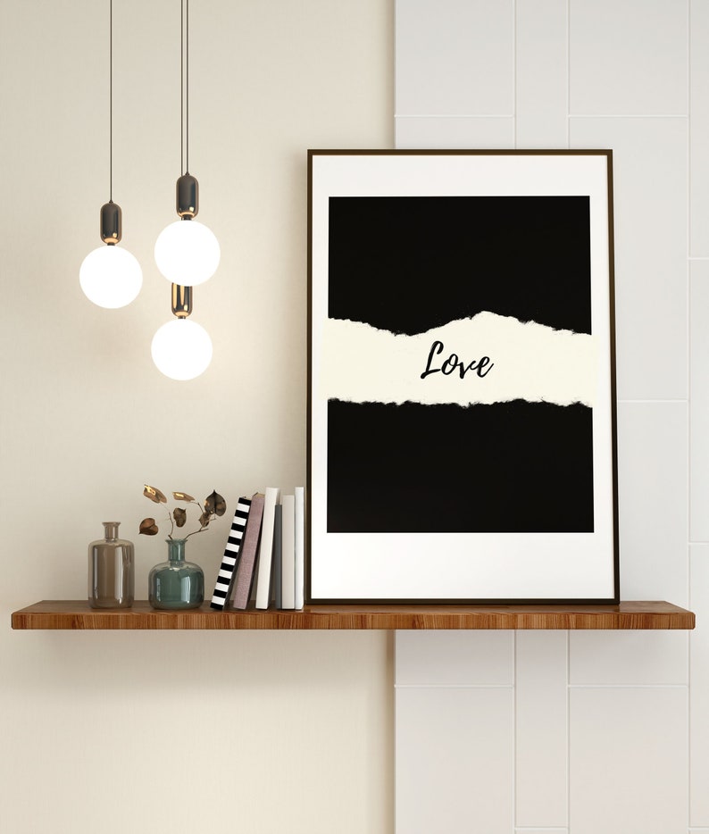 Love Printable Artwork Printable Home Decor Art Print - Etsy