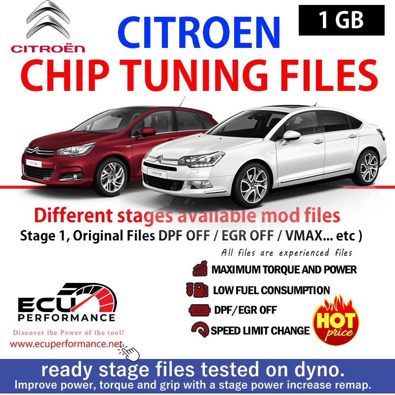 Citroen Tuning Files [1 GB] Ready for Make Remap Files. Stage1, Stage2 ...