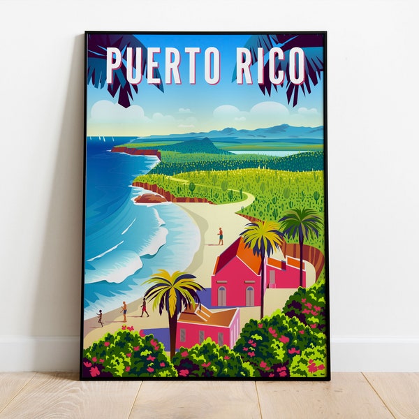 Puerto Rico Poster - Etsy