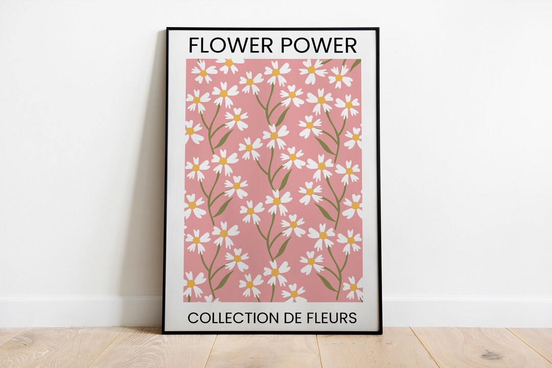 Flower Power Print, Flower Power, Flower Power Poster, Flower Shop Sign ...