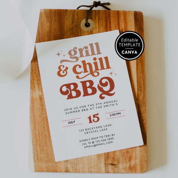 Cookout Invitation - Etsy