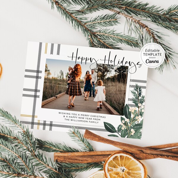 Rustic Holiday Cards - Etsy