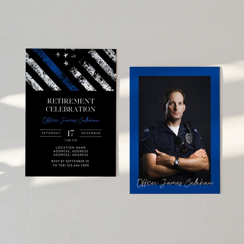 Police Retirement - Etsy