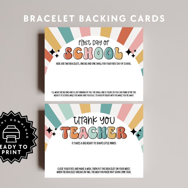 Backing Card for Bracelet - Etsy