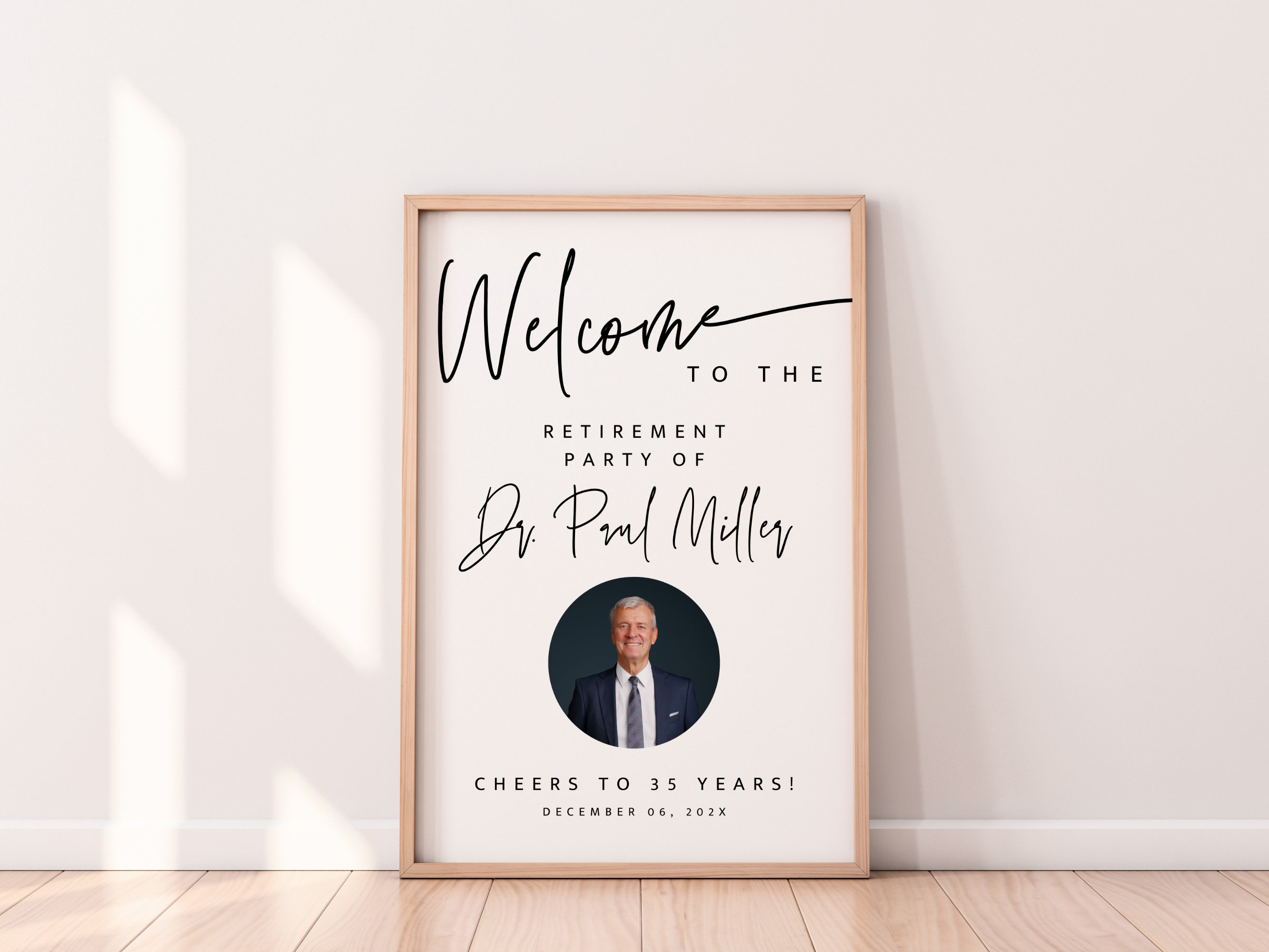 Retirement Celebration Welcome Sign Canva, Retirement Party Welcome ...