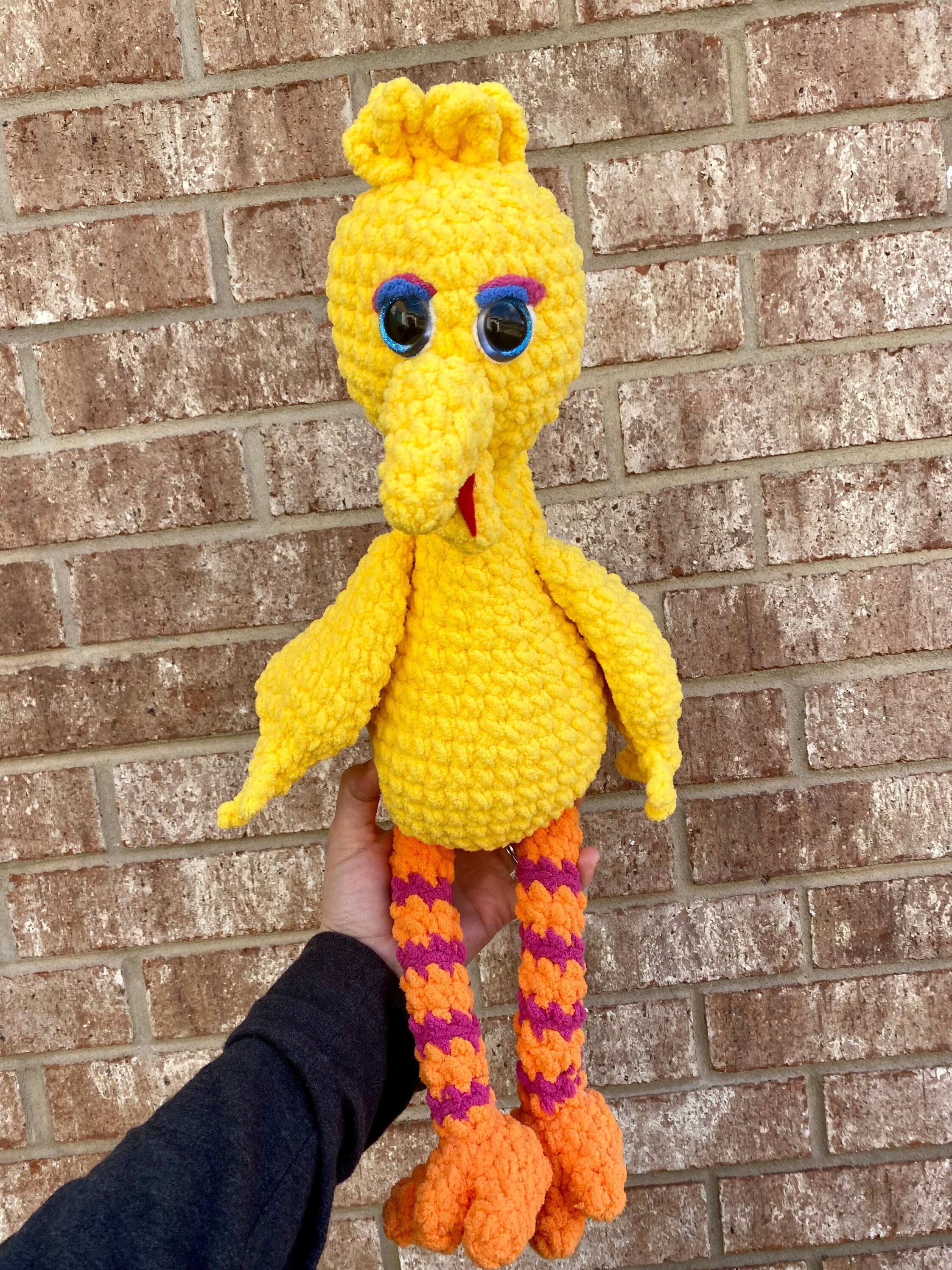 BIG Yellow BIRD Crochet Pattern - Etsy
