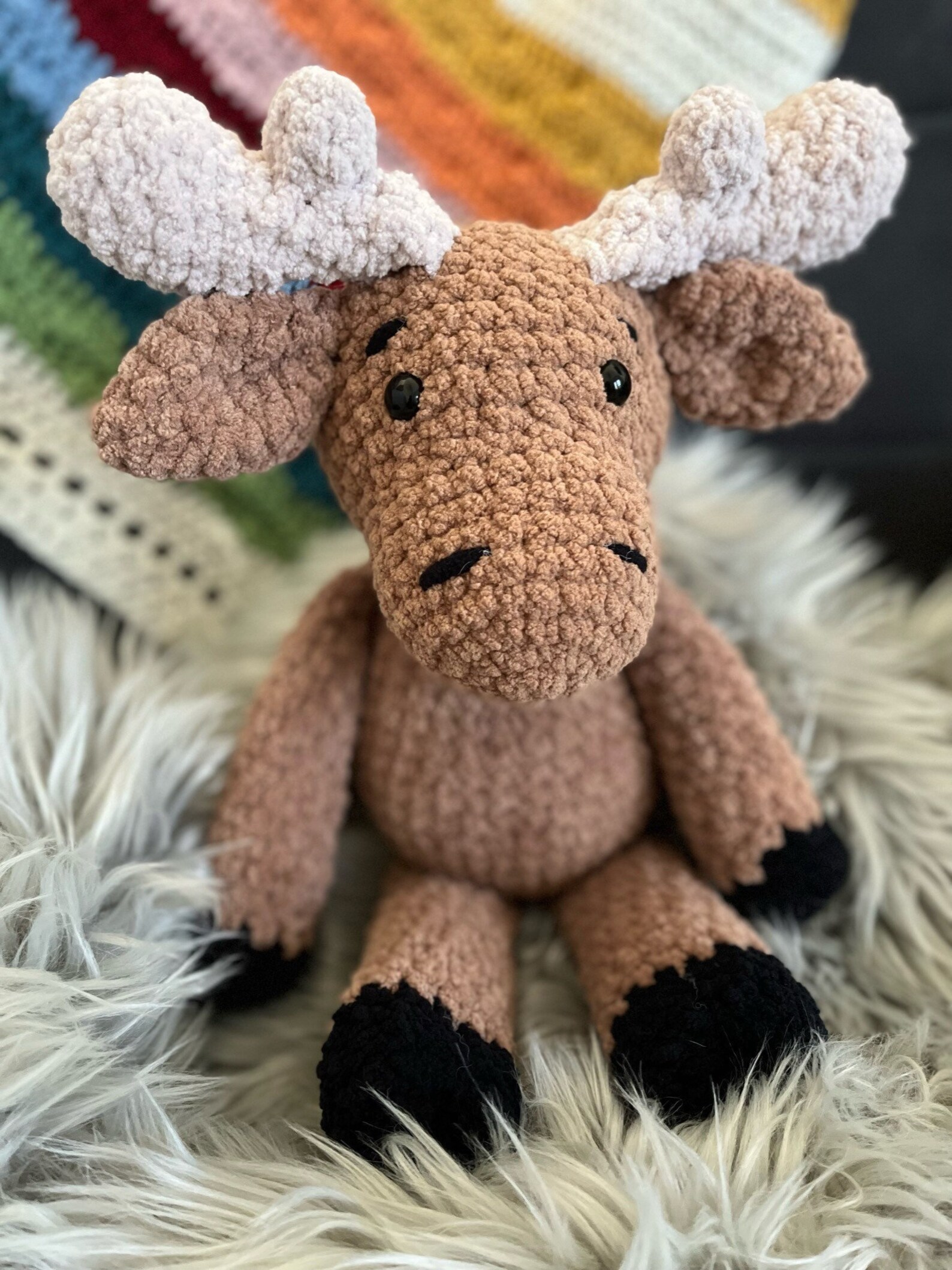Norman the Moose Crochet Pattern - Etsy