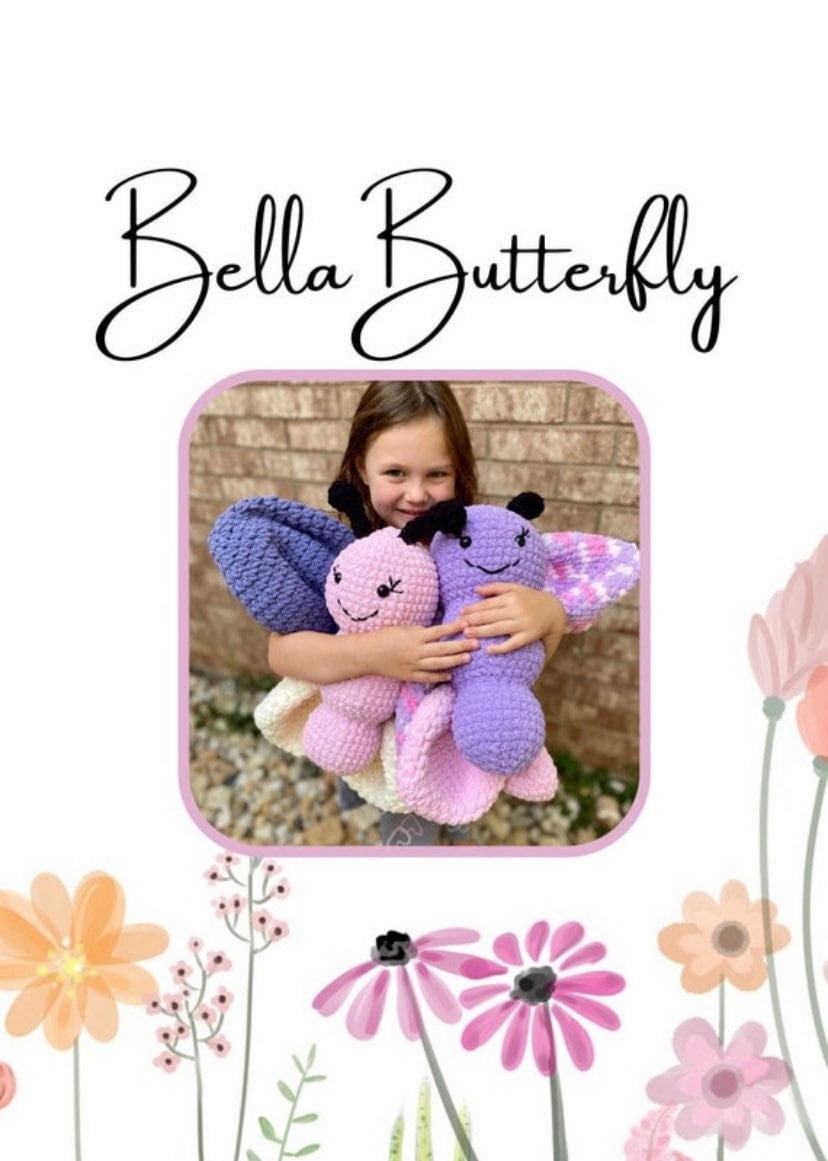 Bella Butterfly Crochet Pattern - Etsy