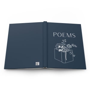 Poetry Journal Aesthetic Floral Poetry Notebook Hardcover Poem Journal ...