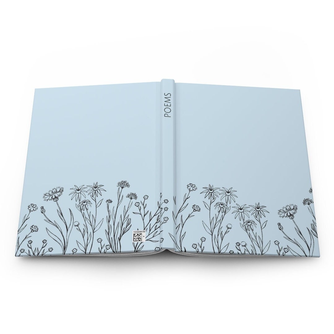 Wildflower Poetry Journal Aesthetic Floral Poetry Notebook - Etsy